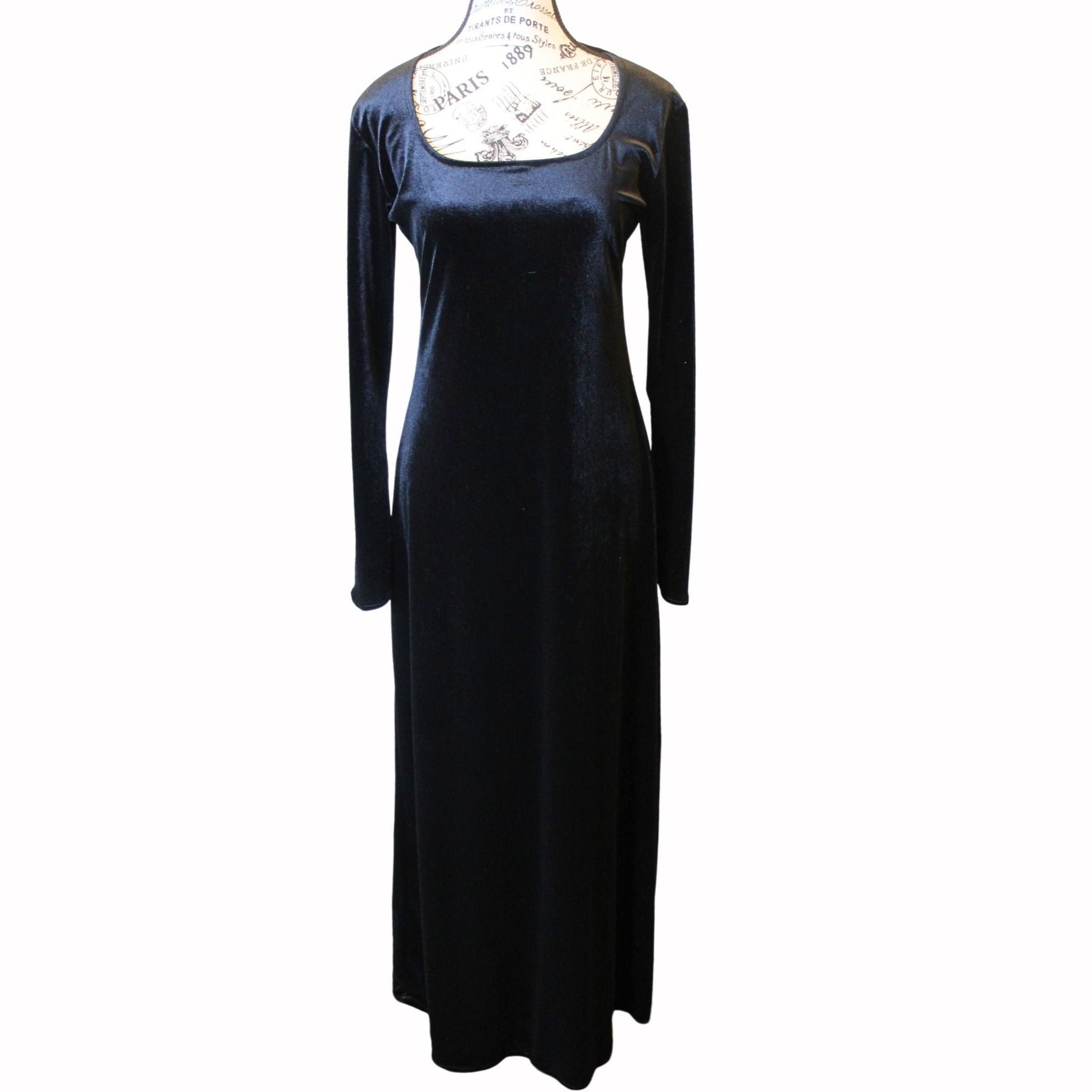 The VM Long Velvet Vamp Dress – Venus & Mars Clothing