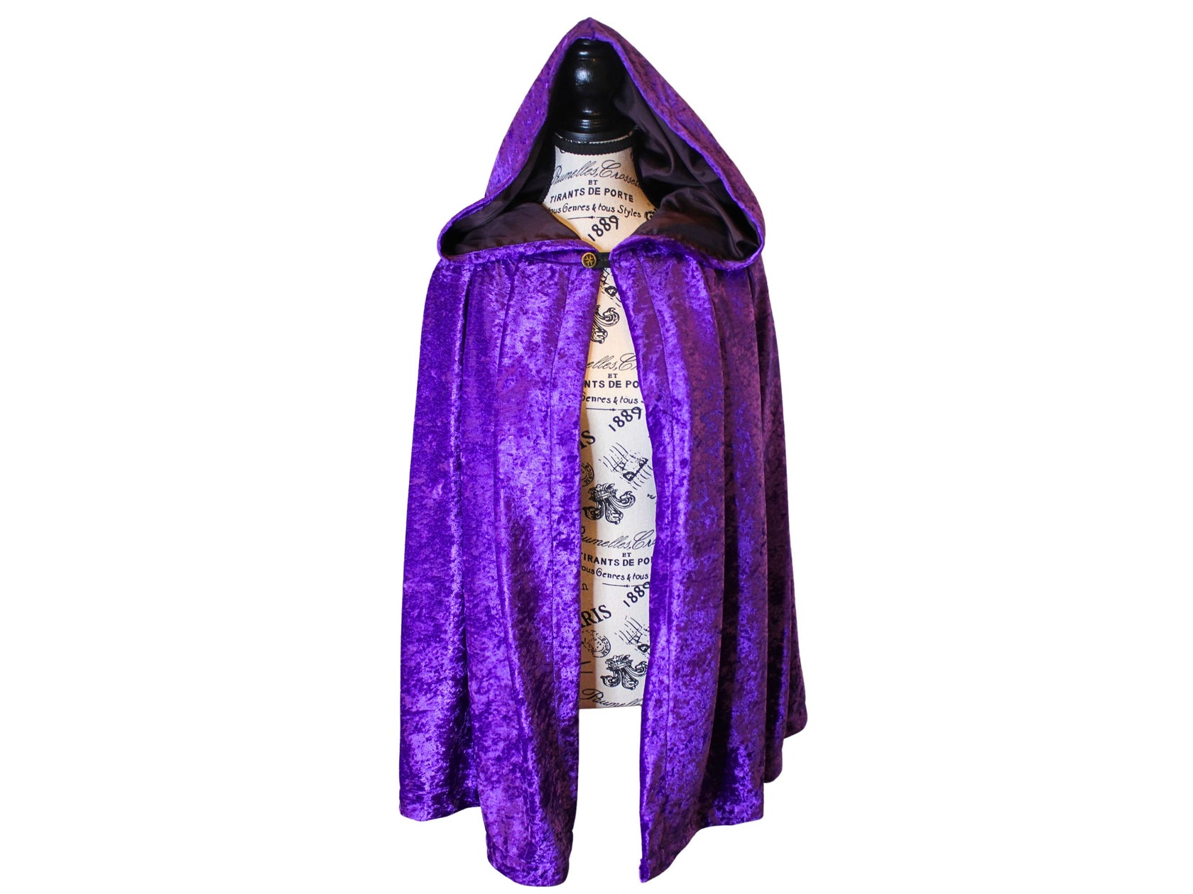 The VM Short Crushed Velvet Cloak – Venus & Mars Clothing