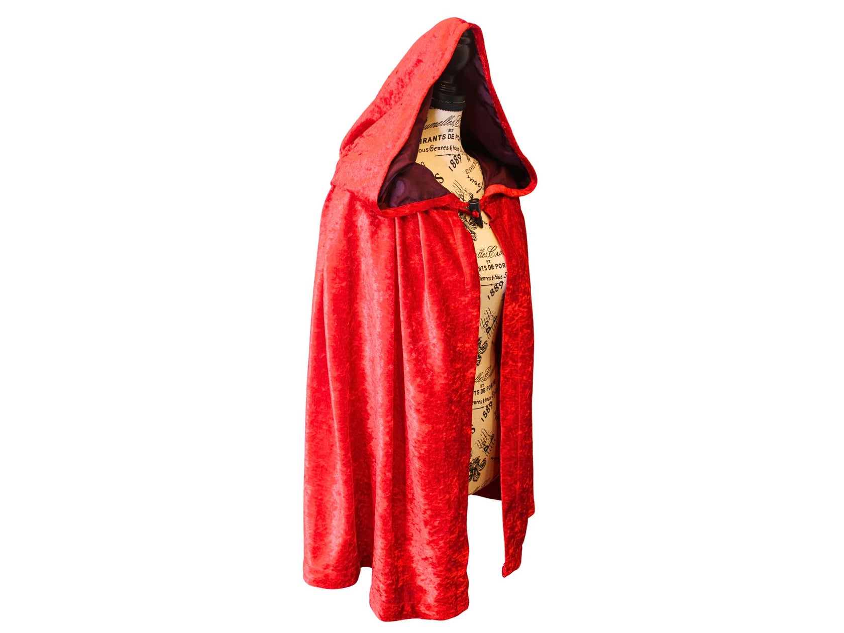 The VM Short Crushed Velvet Cloak – Venus & Mars Clothing